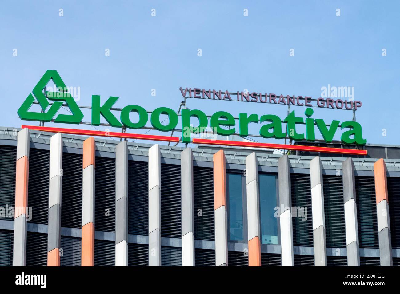 Kooperativa Logo Sign on Building Stock Photo - Alamy