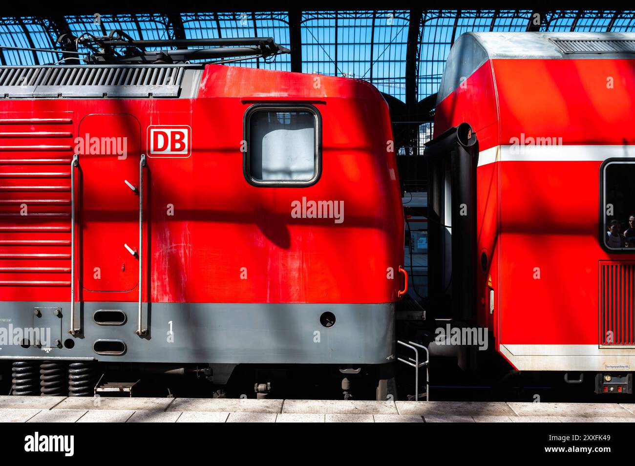 Hamburg, Germany, July 20, 2024 - Inter regio train IR to Schleswig ...