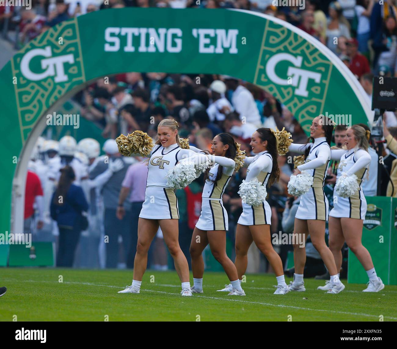 Aviva Stadium, Dublin, Ireland. 24th Aug, 2024. Aer Lingus College ...