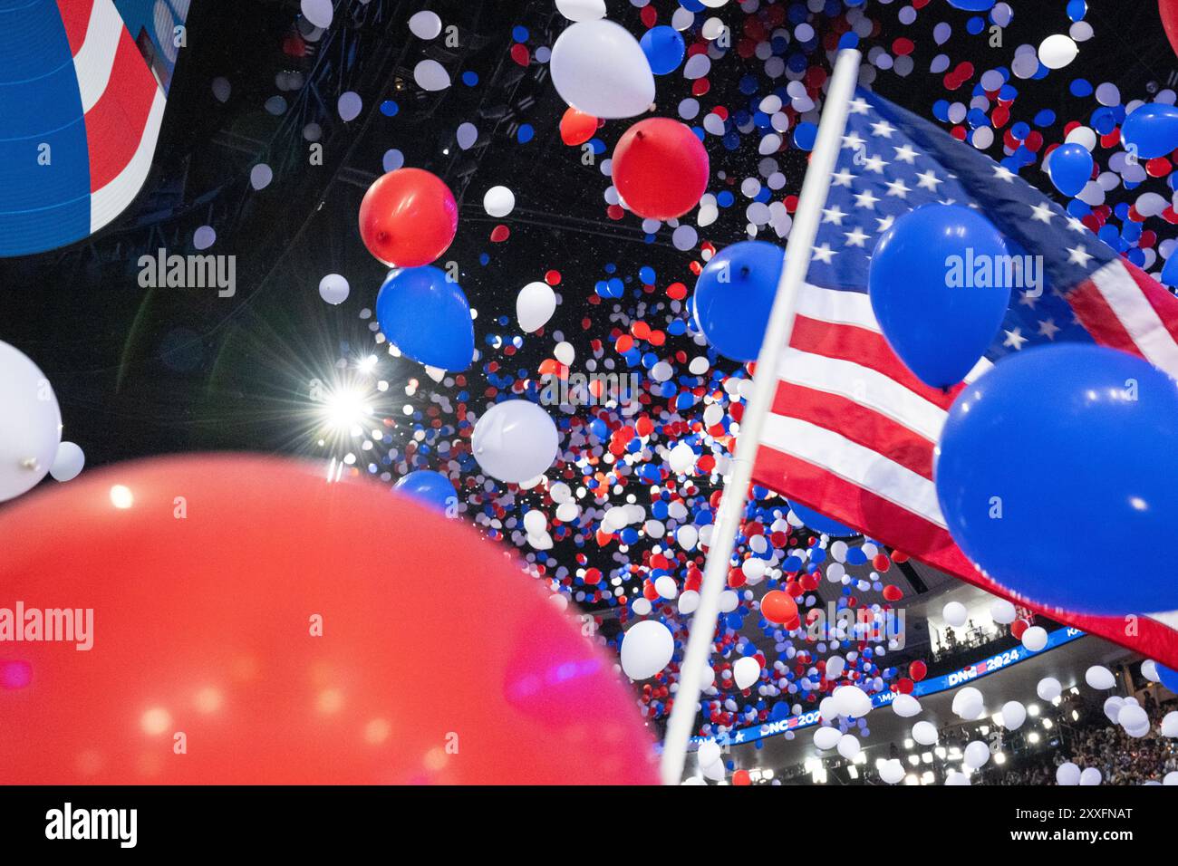 Chicago, Illinois USA - 08-22-2024: Democratic National Convention ...