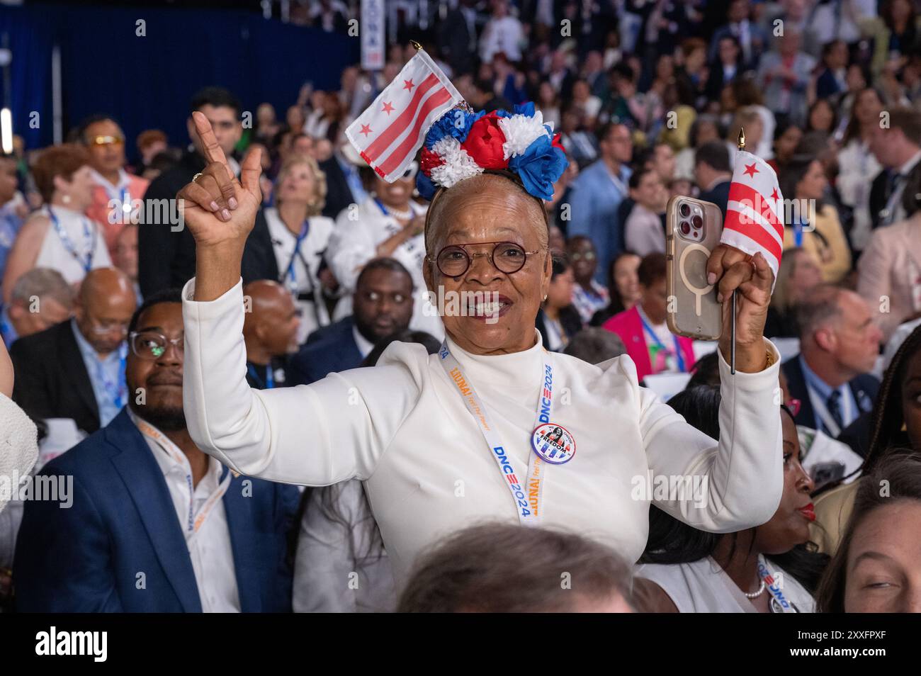 Chicago, Illinois USA - 08-22-2024: Democratic National Convention ...