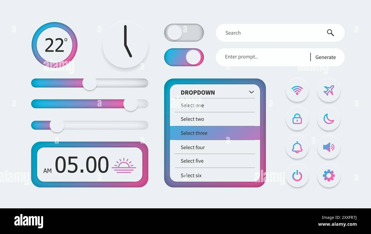 Gradient graphical hi-res stock photography and images - Alamy