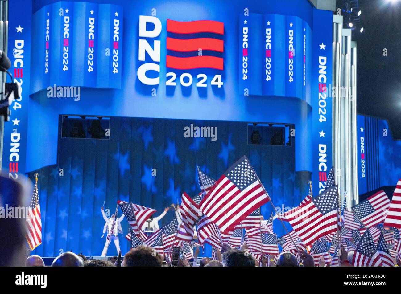 Chicago, Illinois USA - 08-22-2024: Democratic National Convention ...
