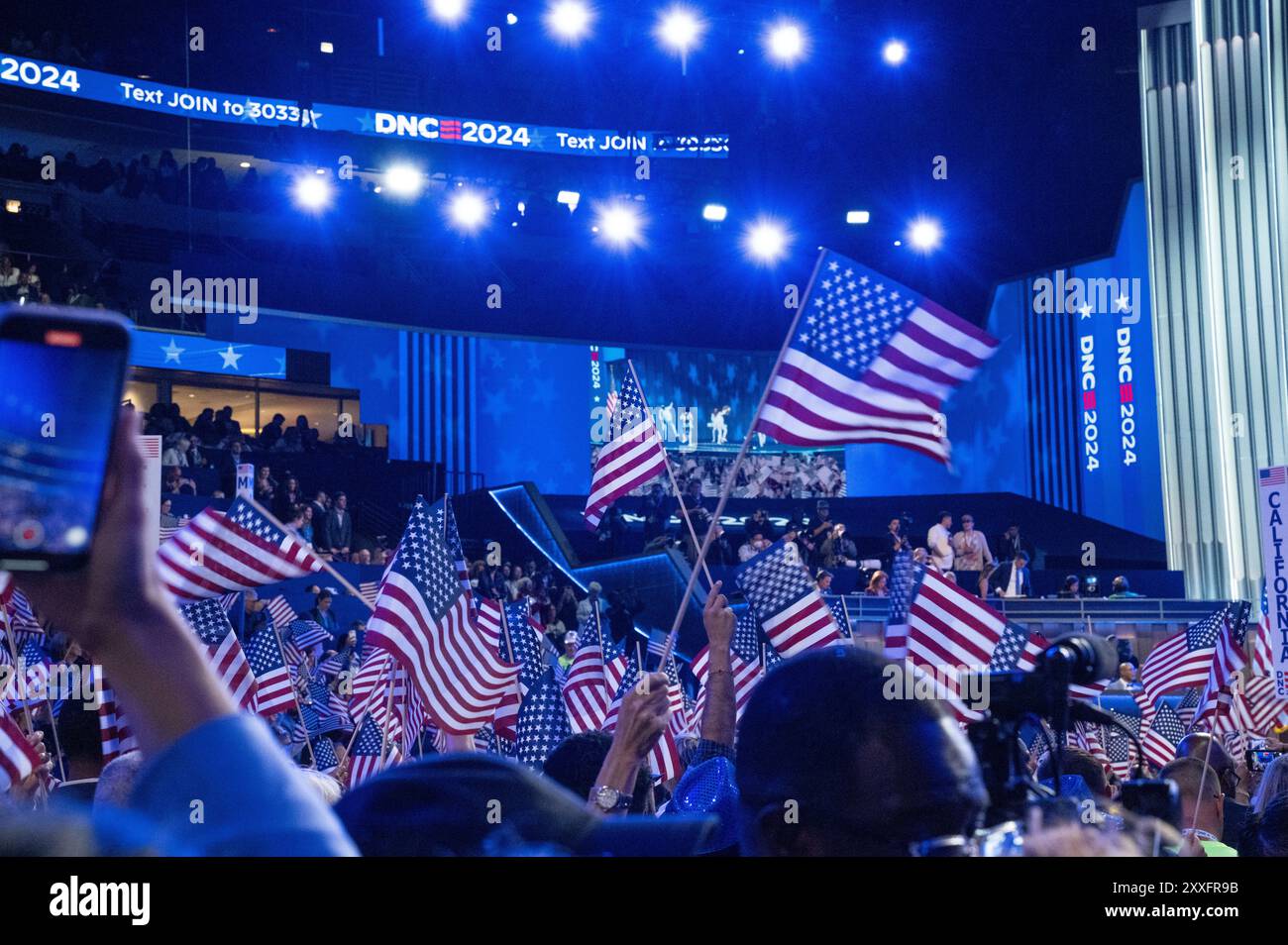 Chicago, Illinois USA - 08-22-2024: Democratic National Convention ...