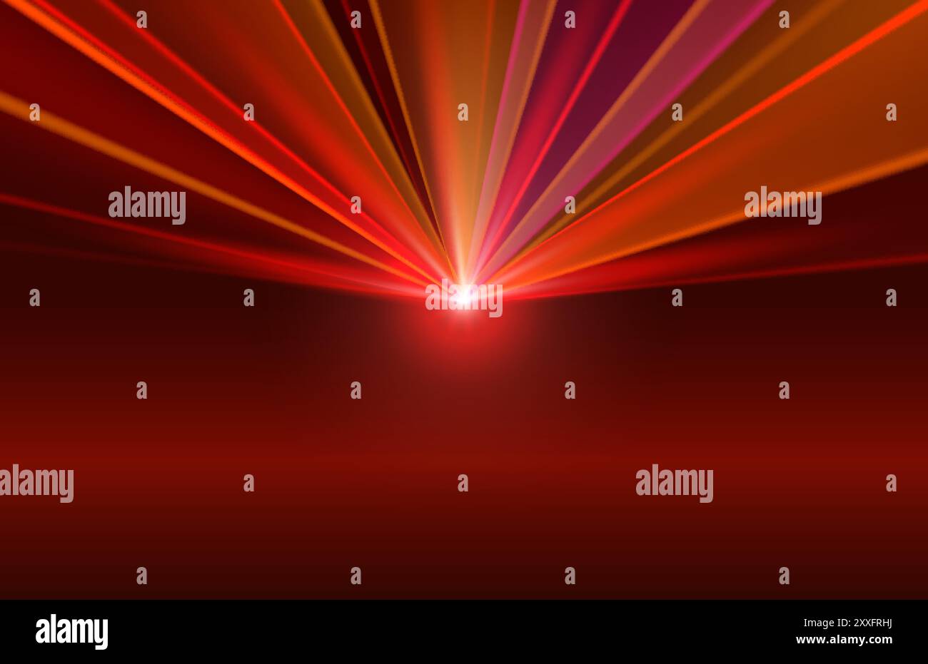 Laser beams on dance stage, night background. Vector Stock Vector Image ...
