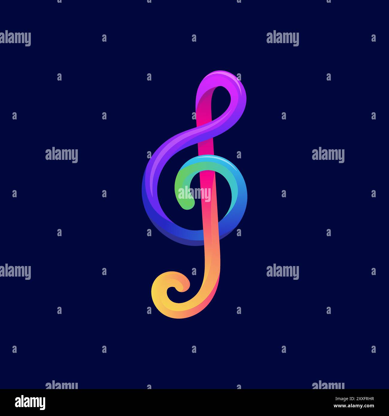 Colorful Music Note Symbol Logo Design Vector Stock Vector Image & Art ...