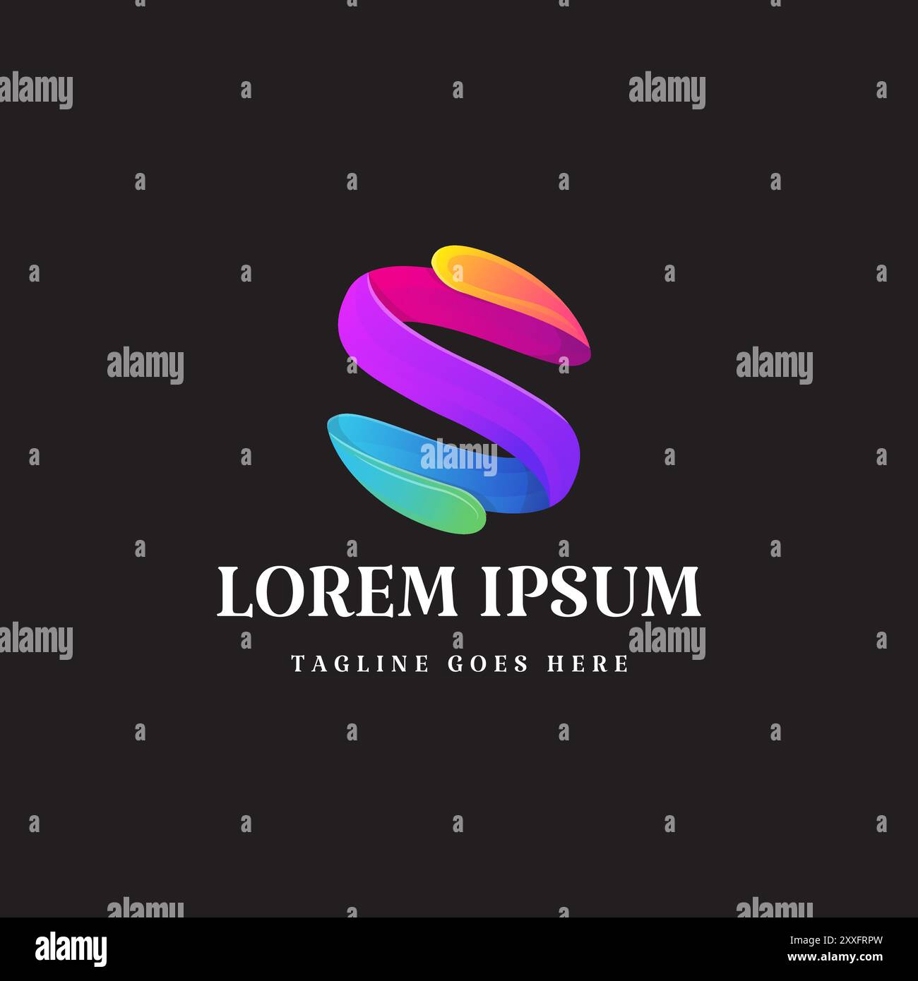 Modern Colorful Letter S Logo Design Vector Stock Vector Image & Art ...