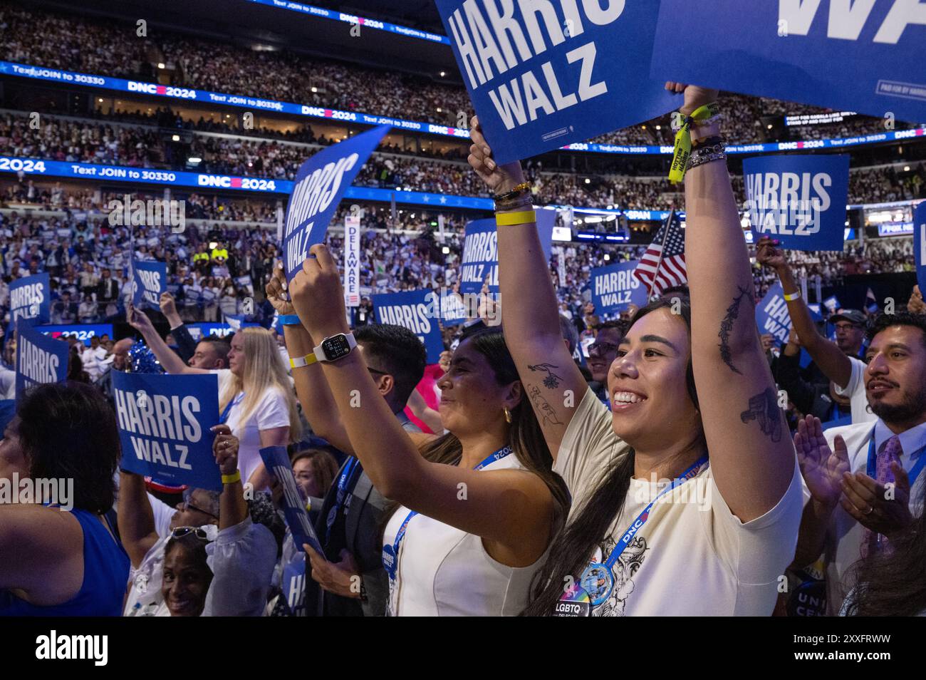 Chicago, Illinois USA - 08-22-2024: Democratic National Convention ...