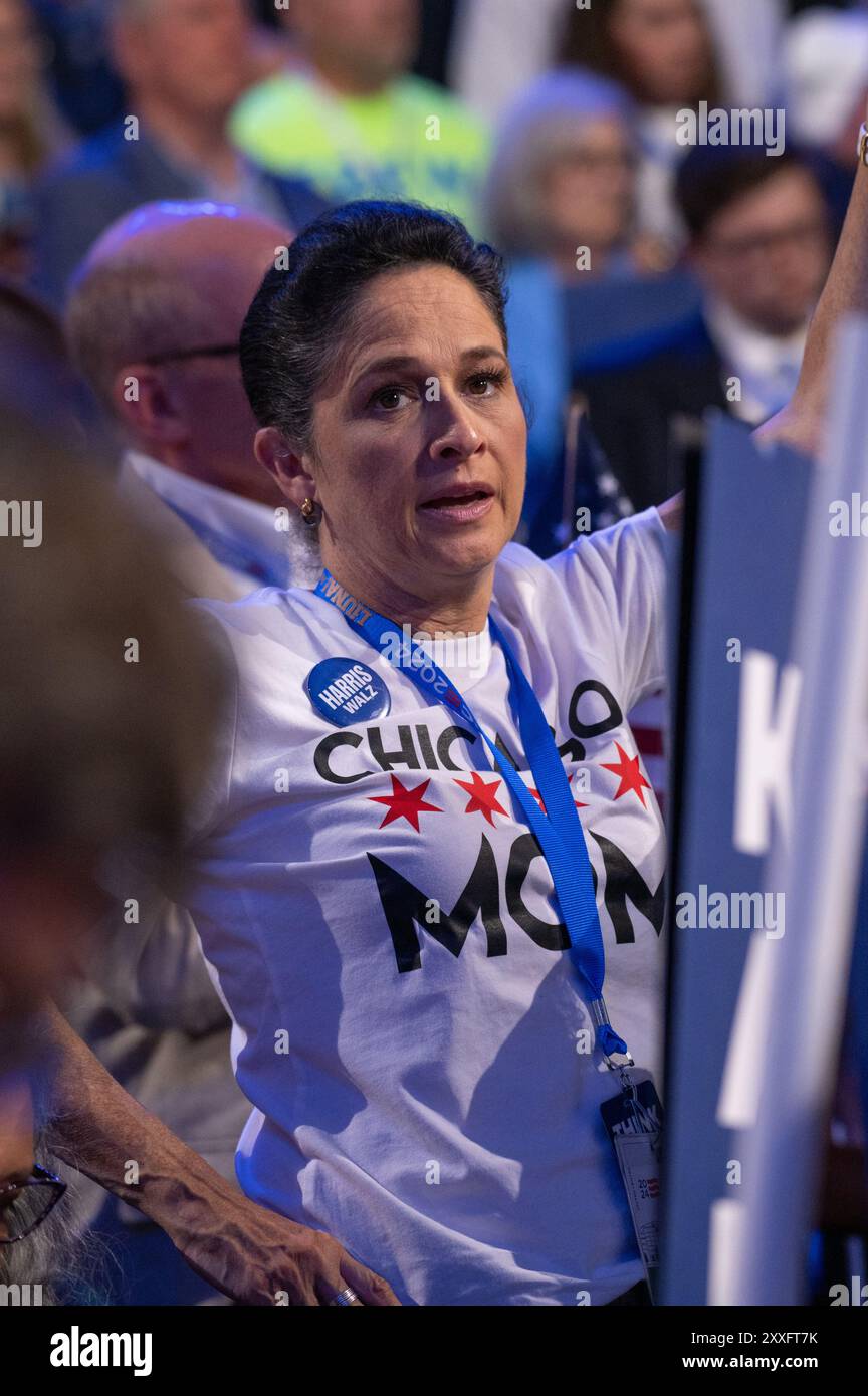 Chicago, Illinois USA - 08-22-2024: Democratic National Convention ...