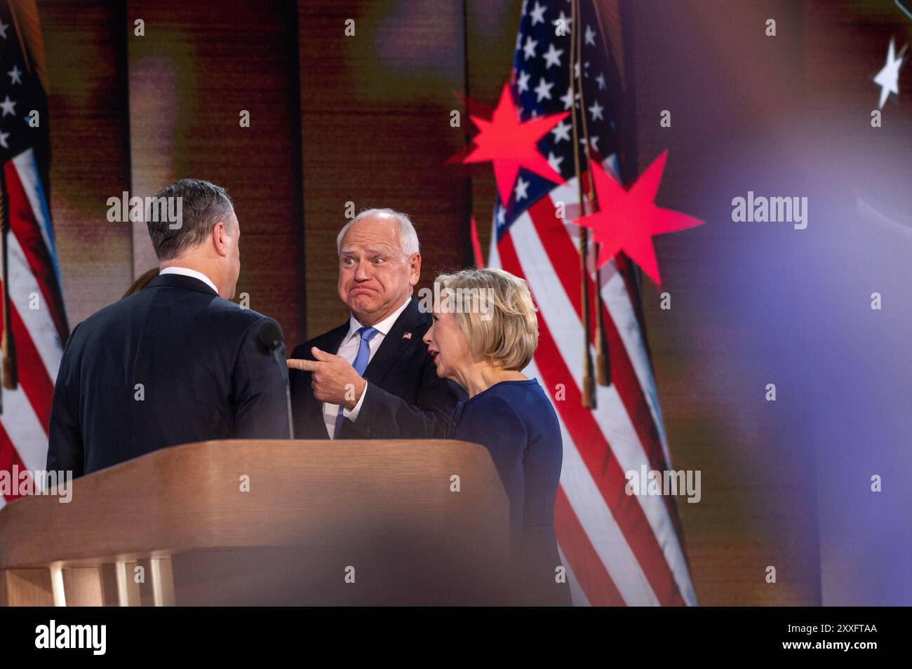 Chicago, Illinois USA - 08-22-2024: Democratic National Convention ...