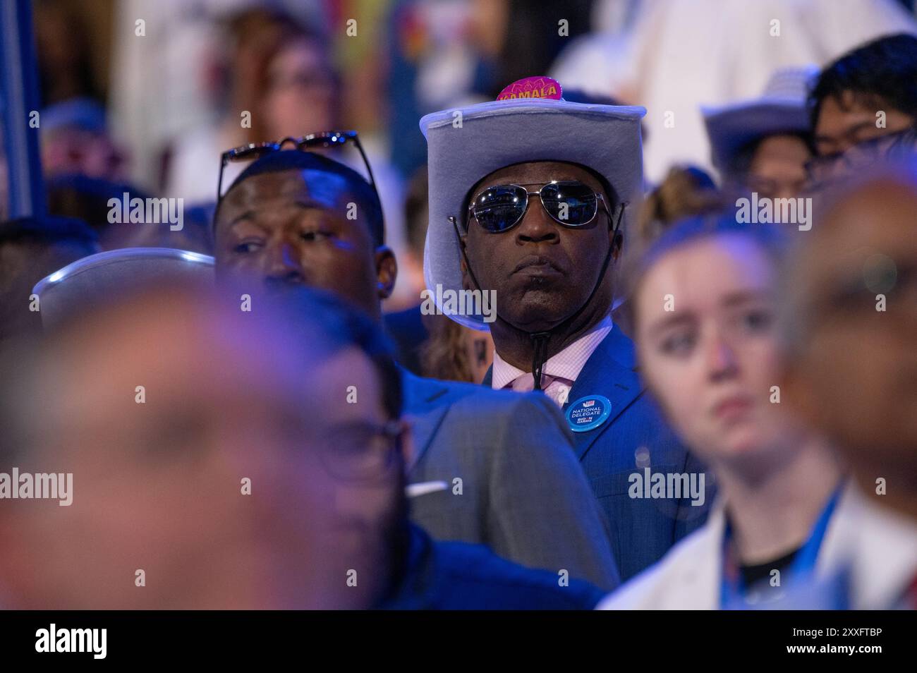 Chicago, Illinois USA - 08-22-2024: Democratic National Convention ...