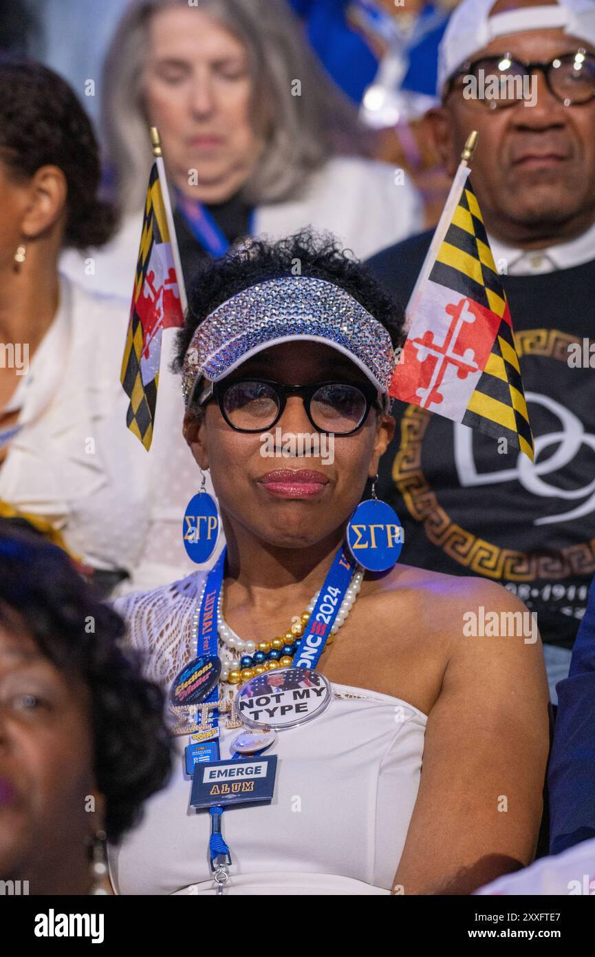Chicago, Illinois USA - 08-22-2024: Democratic National Convention ...
