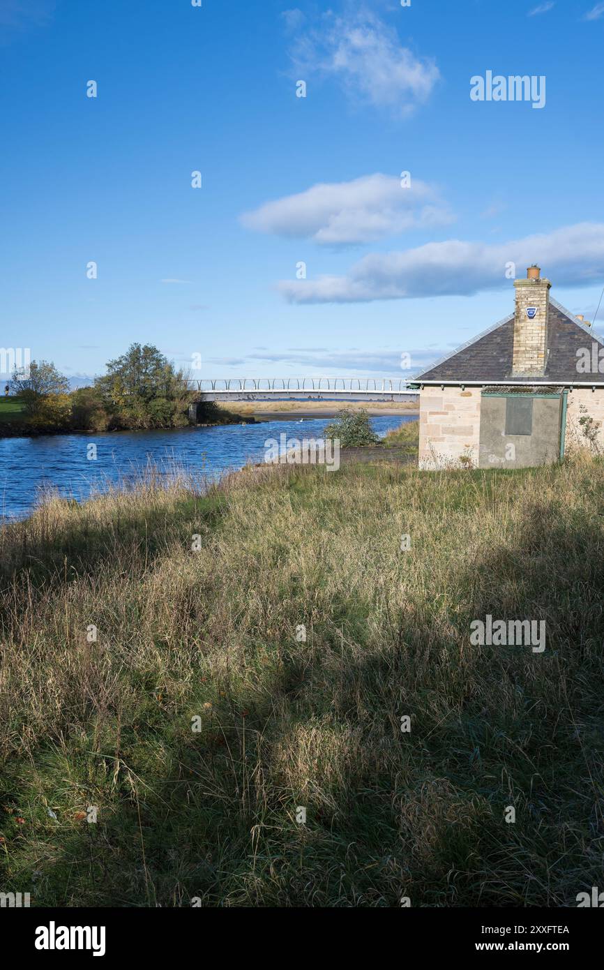 River Doon hut shed, South Ayrshire, Scotland Stock Photo - Alamy