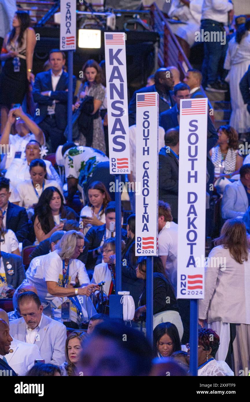 Chicago, Illinois USA - 08-22-2024: Democratic National Convention ...