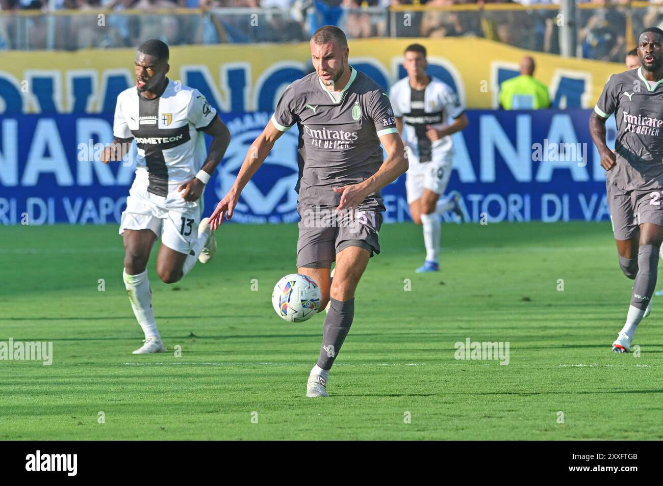 strahinji pAVLOVIC (MILAN) during Parma Calcio vs AC Milan, Italian ...