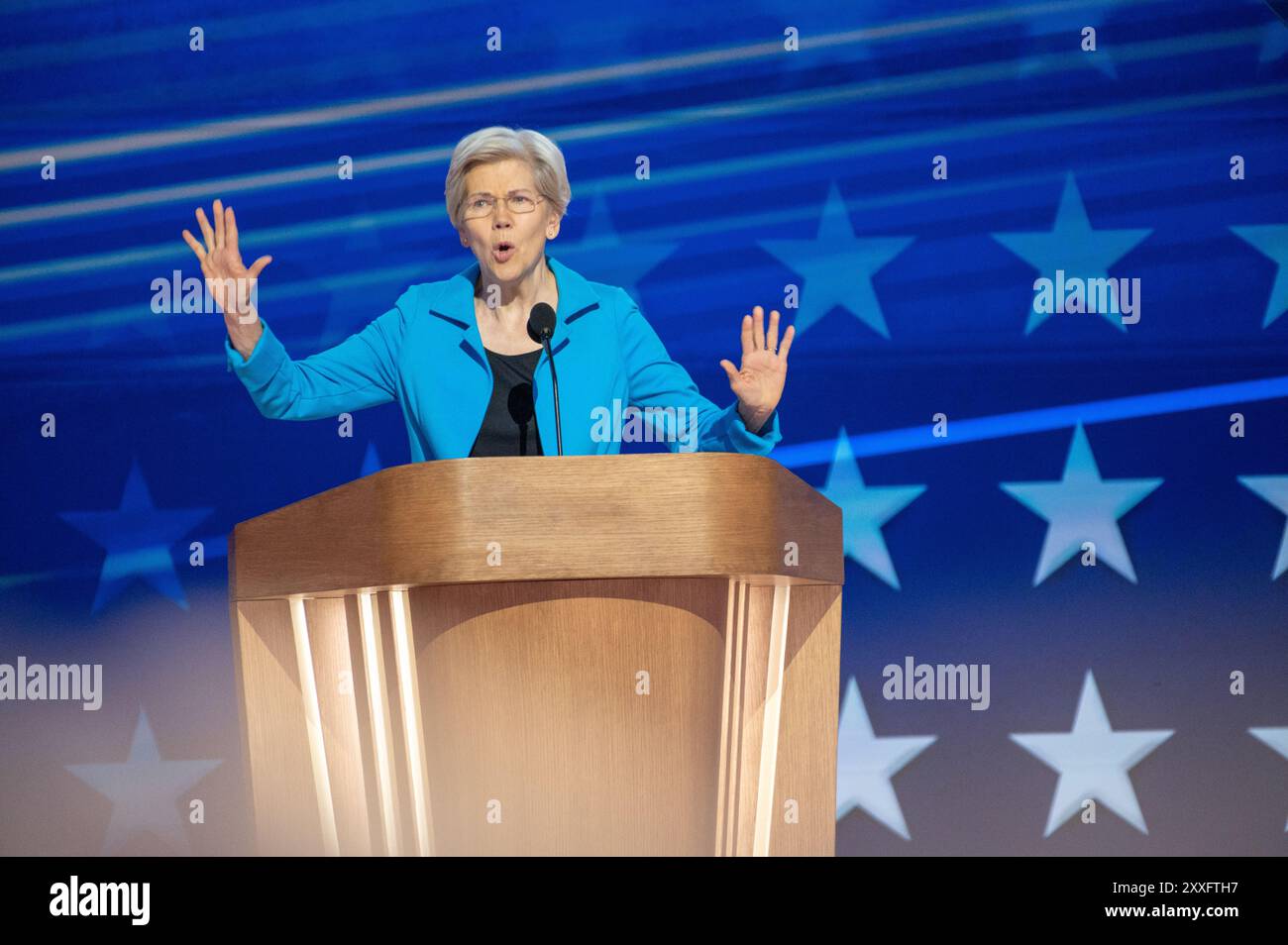 Chicago, Illinois USA - 08-22-2024: Democratic National Convention ...