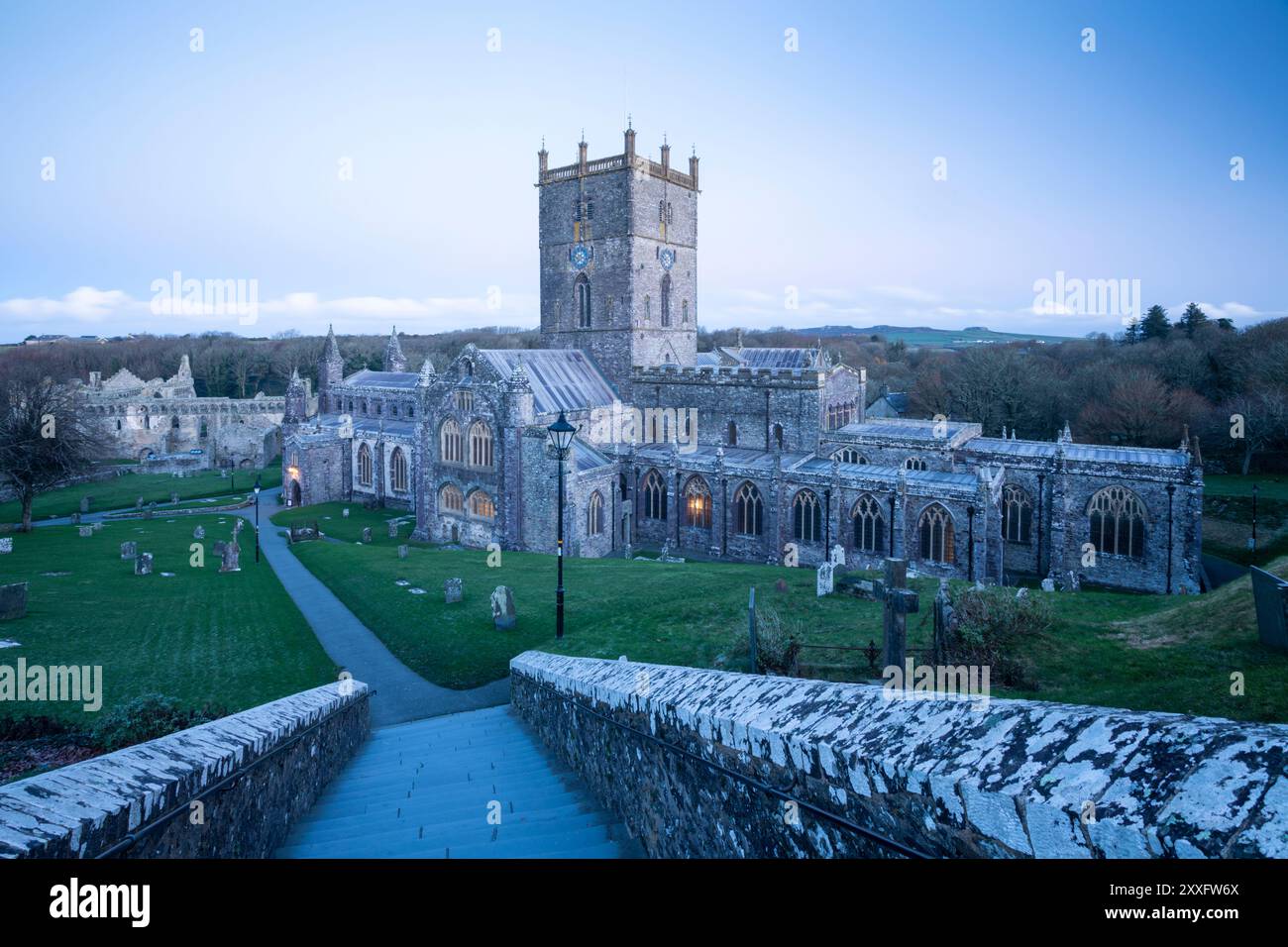 St Davids Cathedral. Pembrokeshire, Wales, UK Stock Photo - Alamy