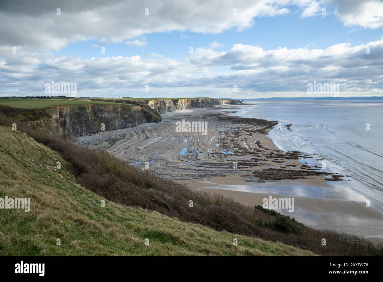 The Glamorgan Heritage Coast. Wales, UK Stock Photo - Alamy