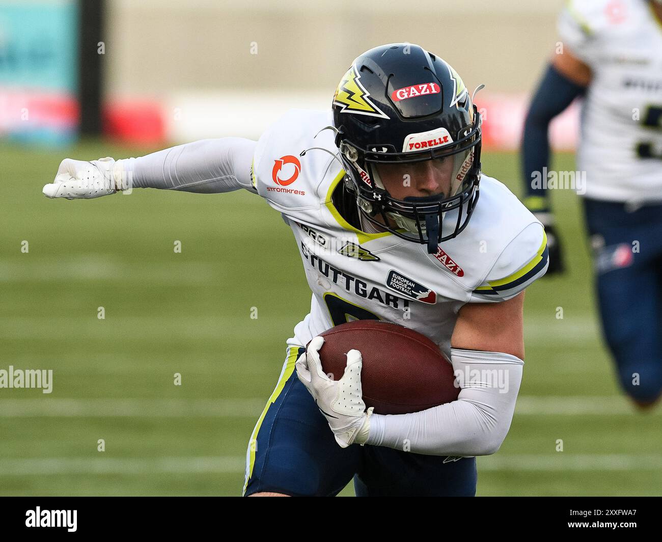 Lasse Engel (Stuttgart Surge #9), Interception, Touchdown, Pick Six ...