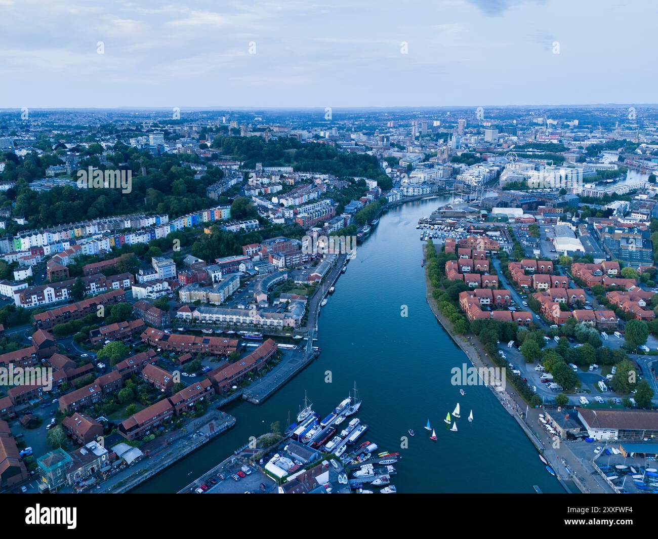 Bristol centre aerial hi-res stock photography and images - Alamy