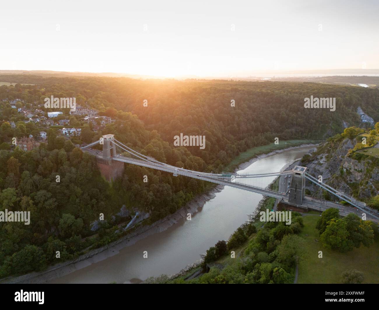 Clifton suspension bridge sunset hi-res stock photography and images - Alamy