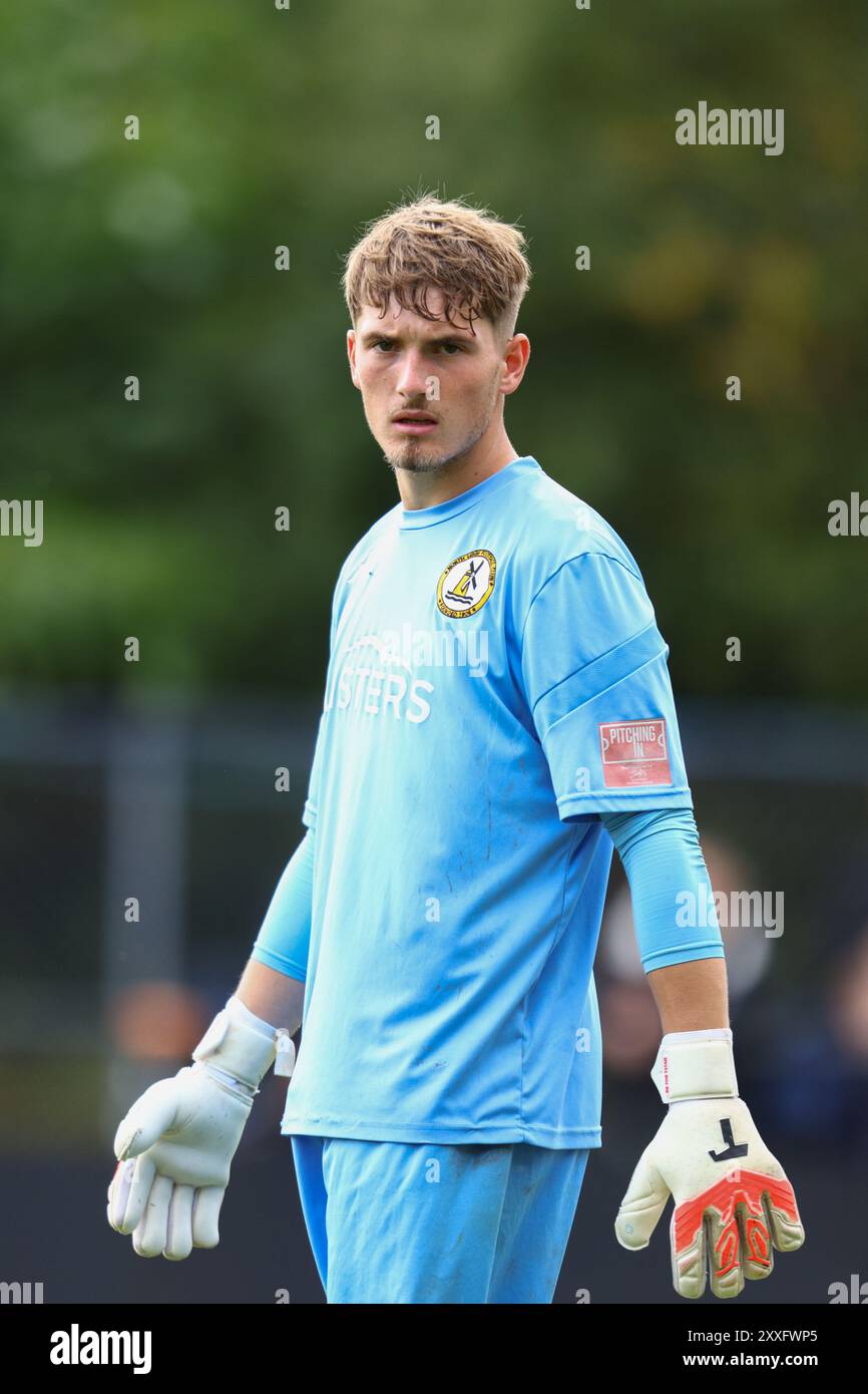 The Ledger Stadium, Bedford, UK, 24th Aug 2024, North Leigh's Monty ...