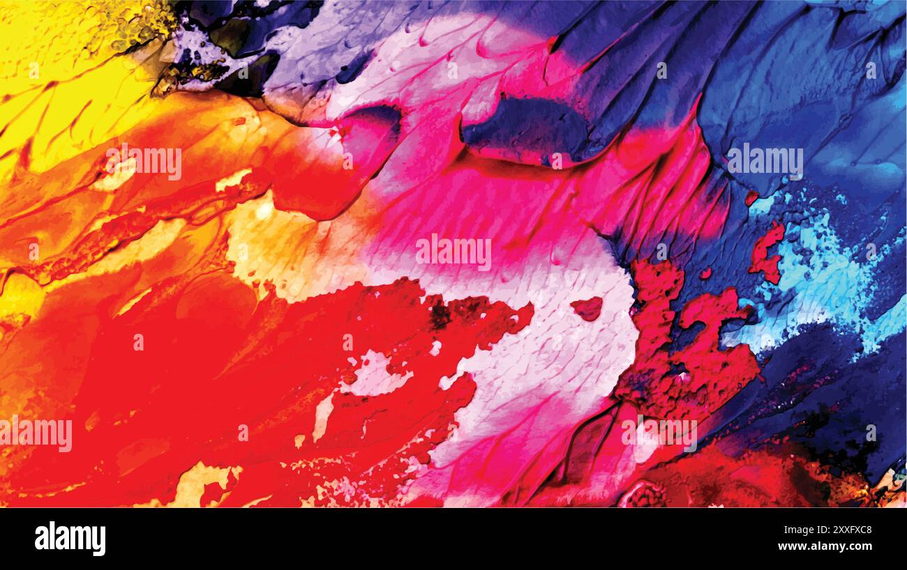 Fun colorful abstract background illustration Stock Vector Image & Art ...