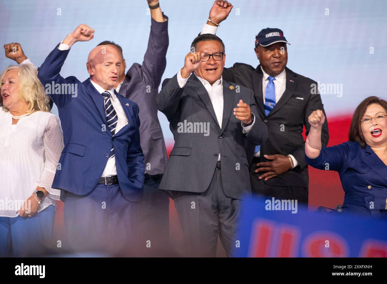 Chicago, Illinois USA - 08-22-2024: Democratic National Convention ...