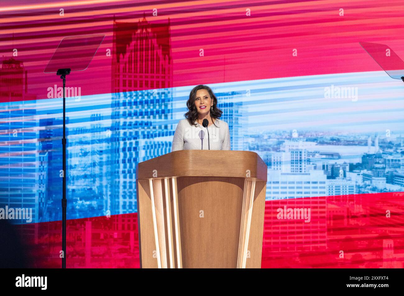 Chicago, Illinois USA - 08-22-2024: Democratic National Convention ...