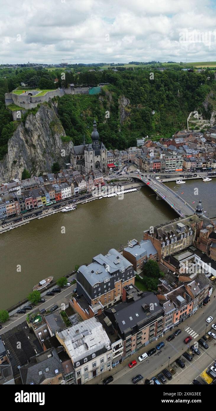 Drone photo dinant belgium hi-res stock photography and images - Alamy