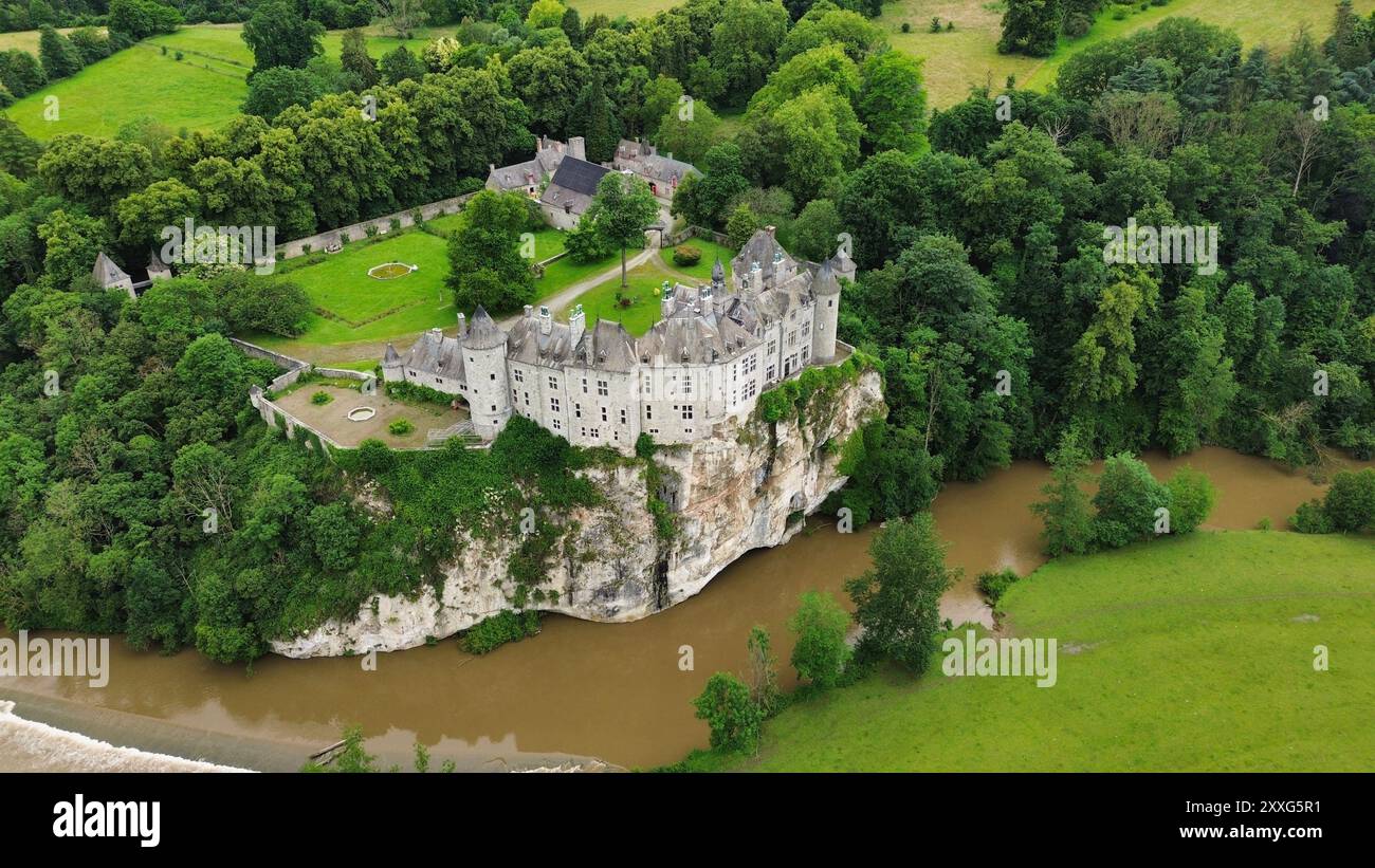 Drone Photo Walzin Castle Belgium Hi res Stock Photography And Images