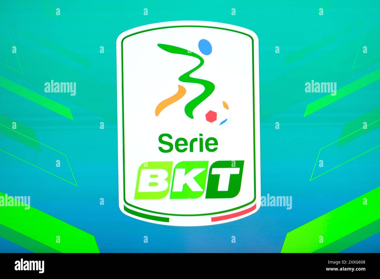 Logo of Serie BKT during the Italian Serie B soccer championship ...