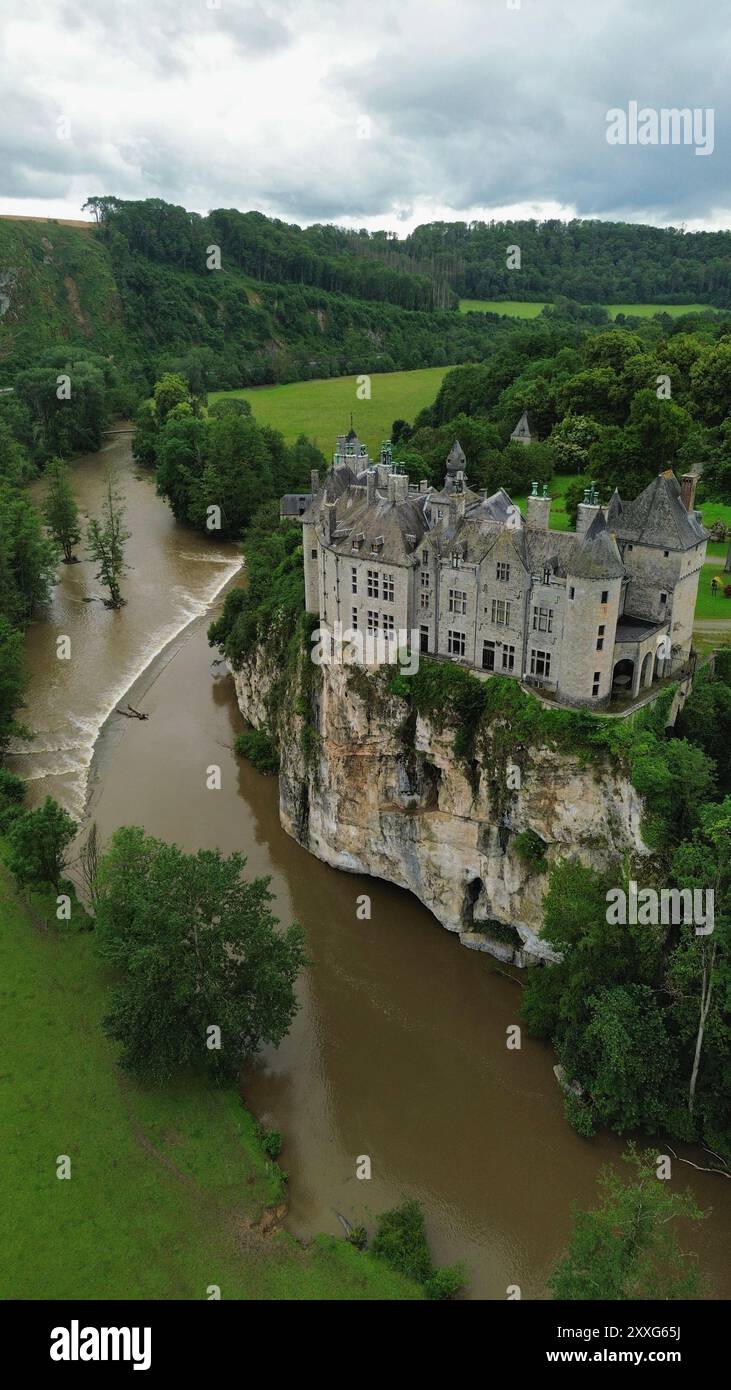 Drone photo walzin castle hi-res stock photography and images - Alamy