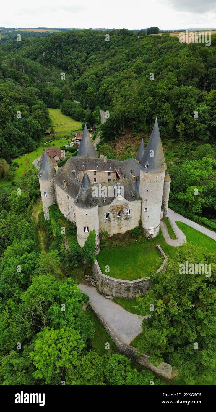 Drone photo chateau de veves hi-res stock photography and images - Alamy