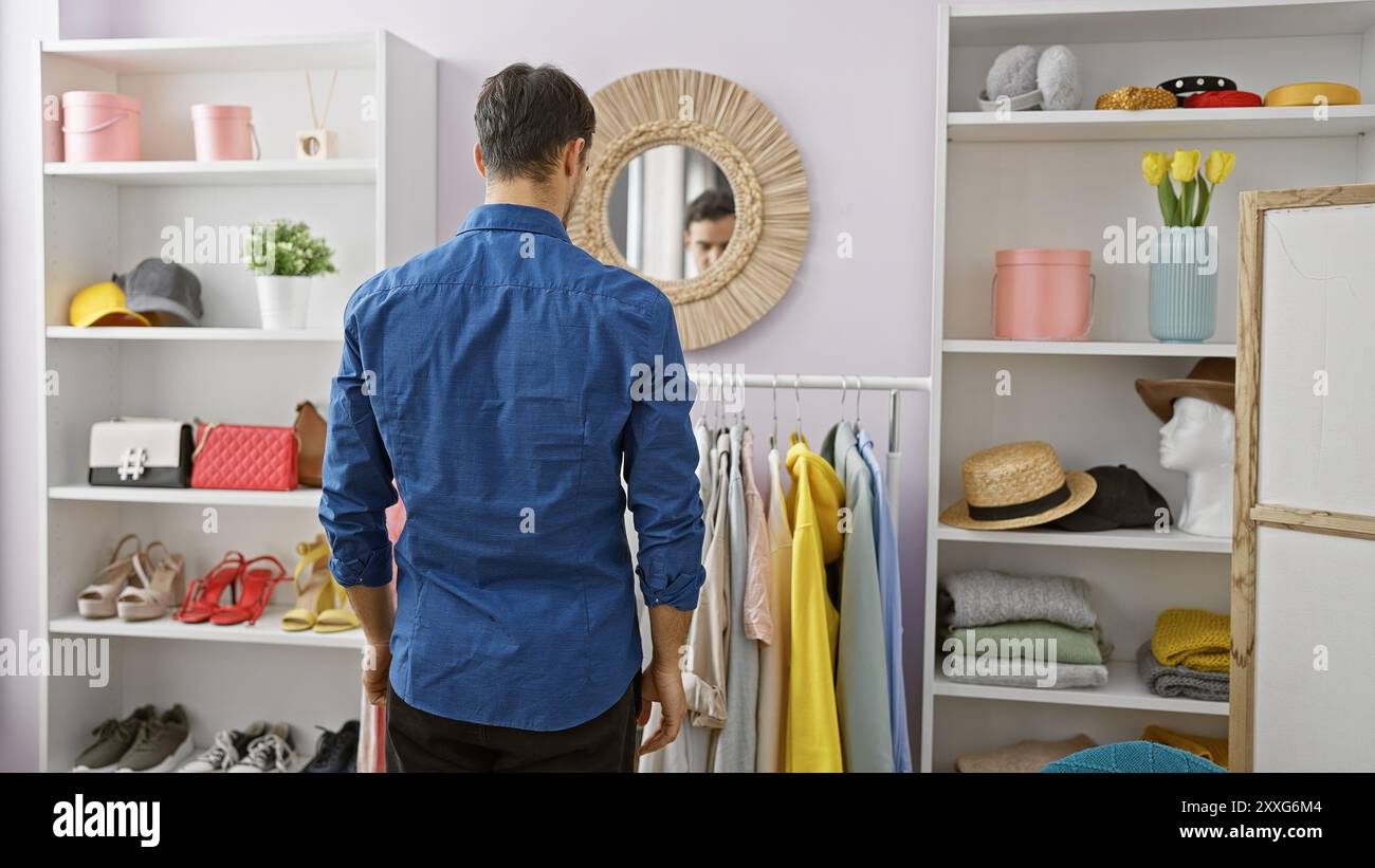 Organized man wardrobe hi-res stock photography and images - Alamy