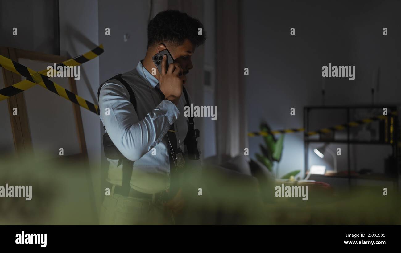 African american detective speaking on hi-res stock photography and ...