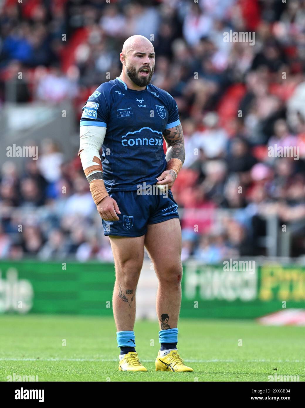 Sam Luckley of Hull KR during the Betfred Super League Round 23 match ...