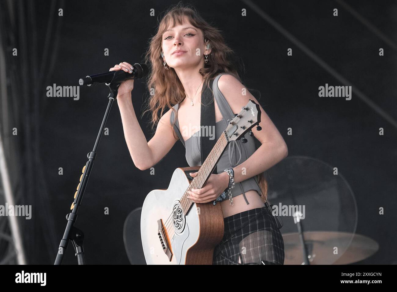 Southsea, UK. 24th Aug, 2024. English singer-songwriter Holly Ffion ...