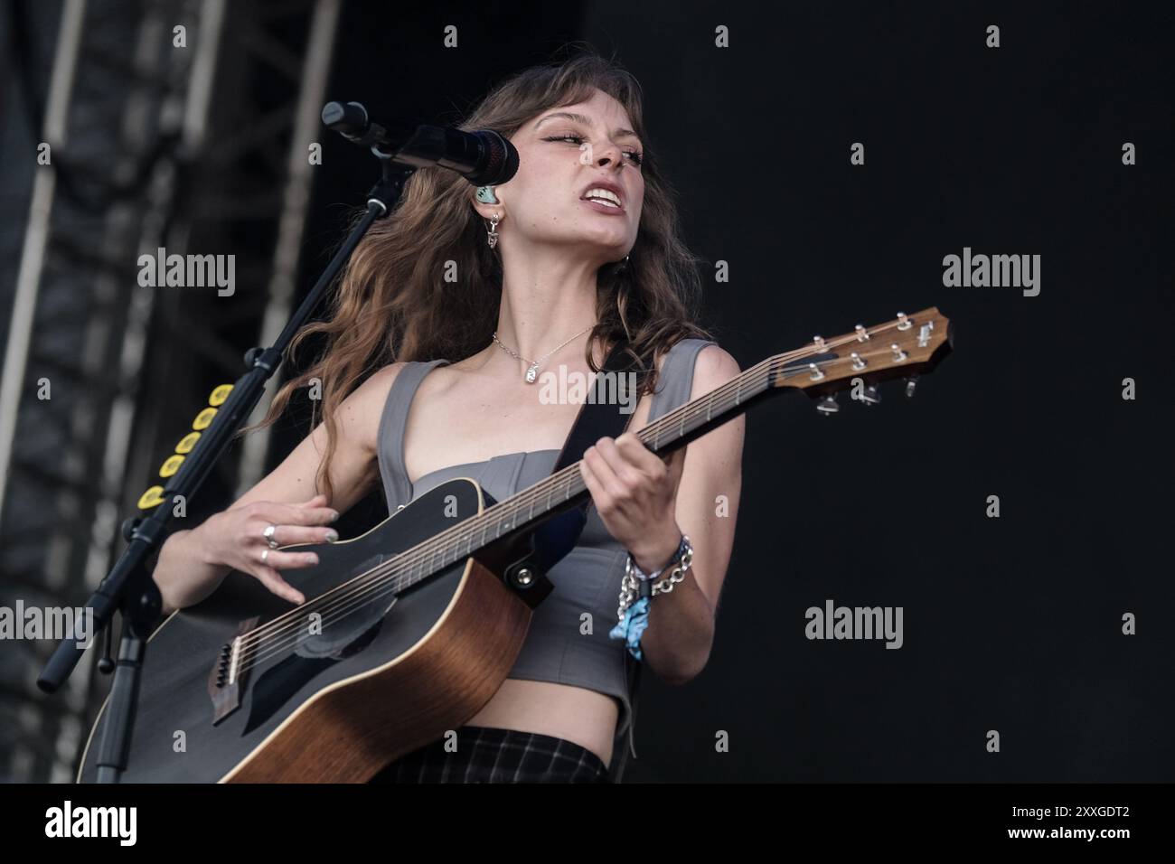 Southsea, UK. 24th Aug, 2024. English singer-songwriter Holly Ffion ...
