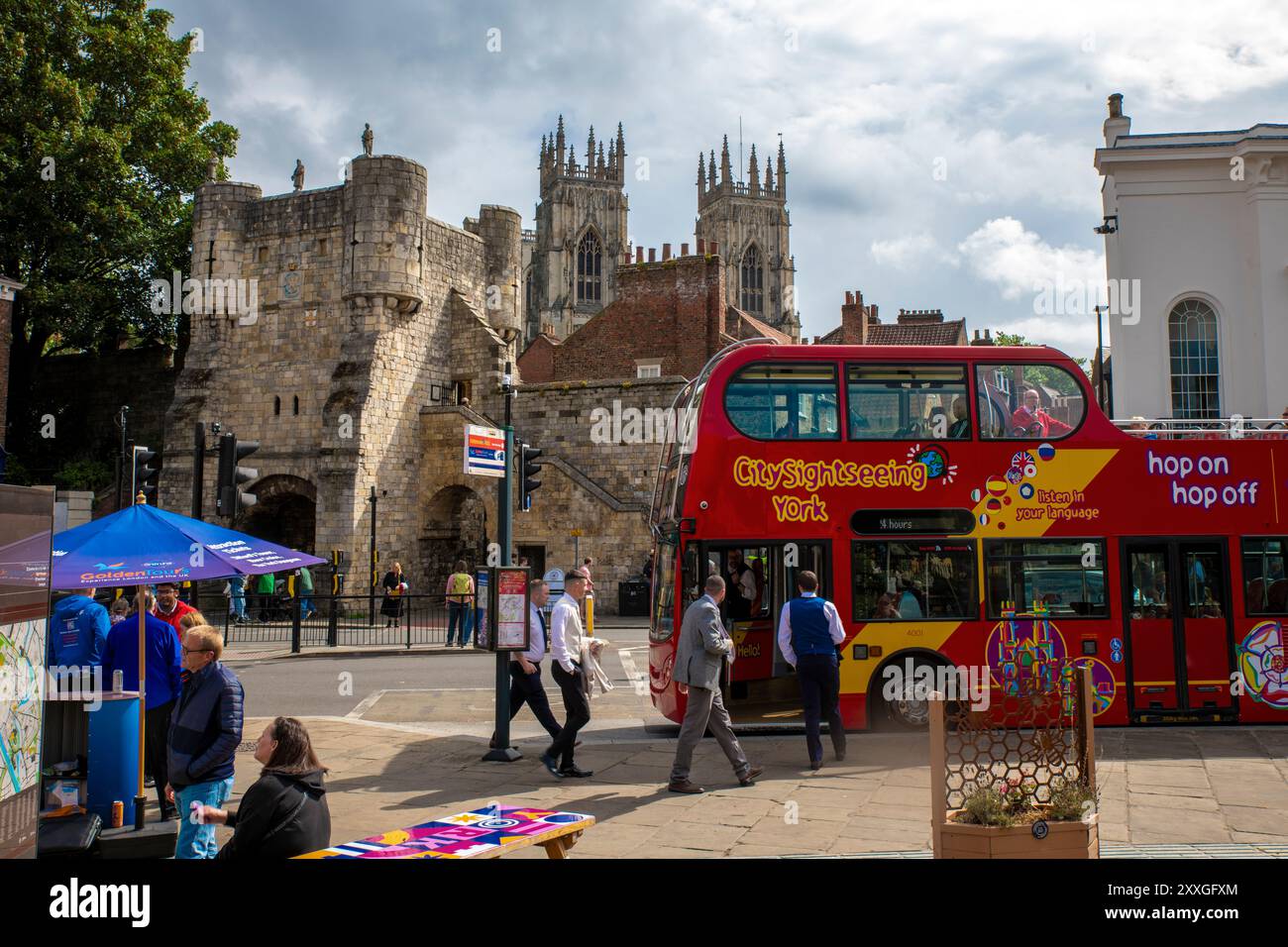 Bootham Bar Gate Stock Photo - Alamy