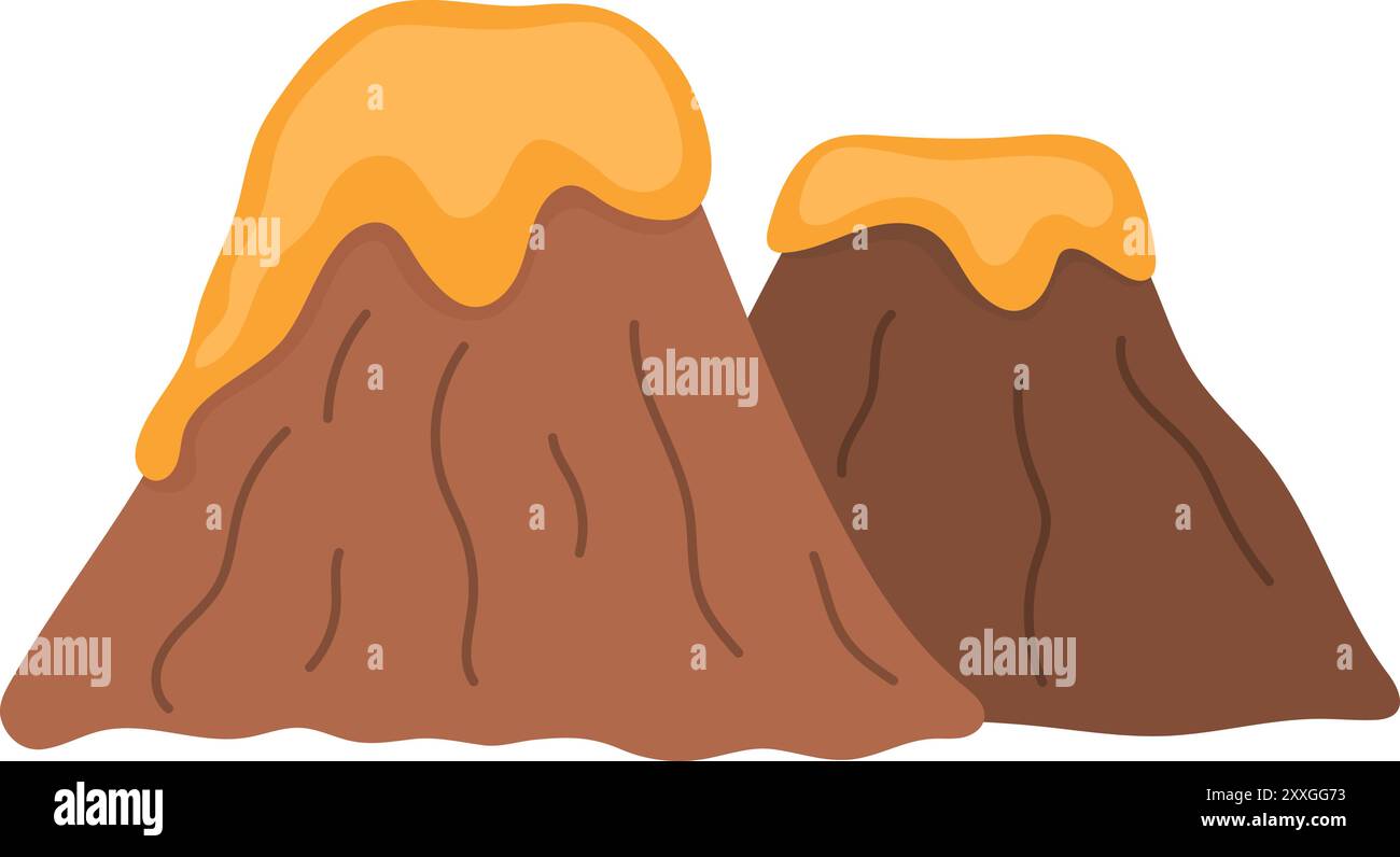 Lava land dinosaur Cut Out Stock Images & Pictures - Alamy