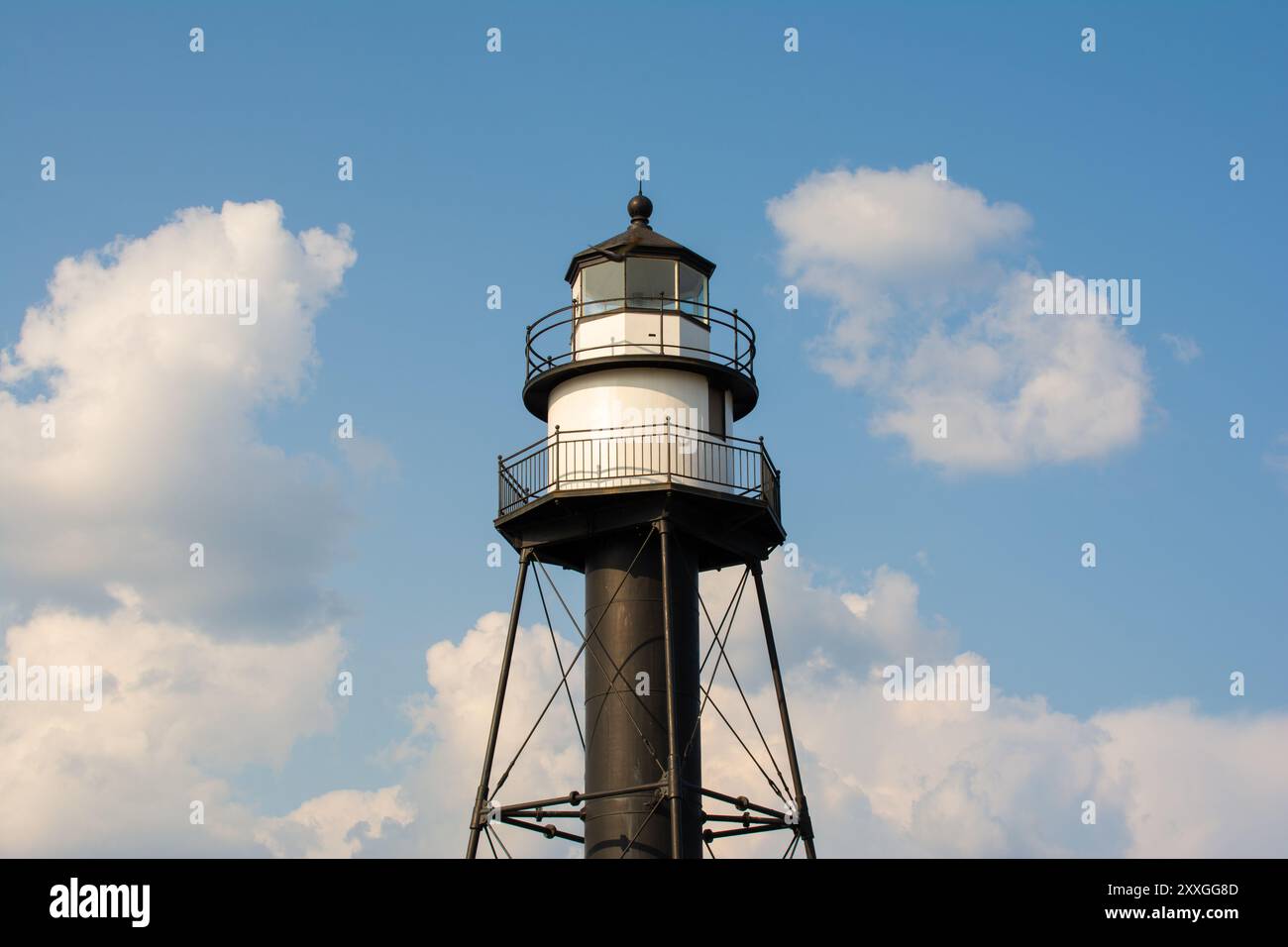 The historical Duluth South Breakwater Inner Light, built from 1900 ...