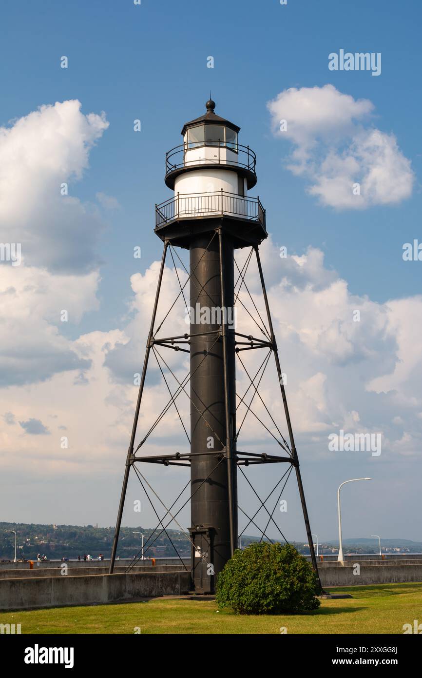 The historical Duluth South Breakwater Inner Light, built from 1900 ...