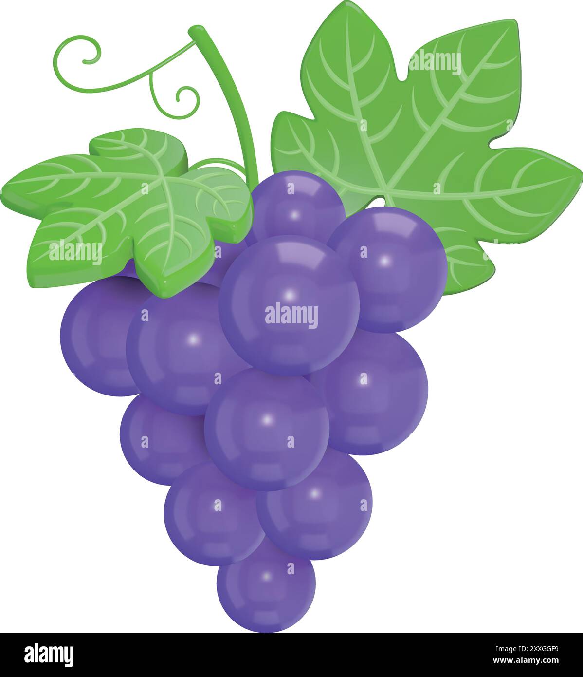 Stylized grapes hi-res stock photography and images - Alamy