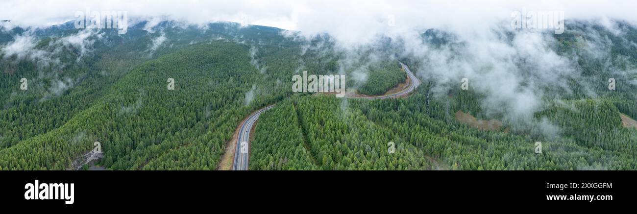 The Mt. Hood highway, also known as highway 26, runs through vast ...