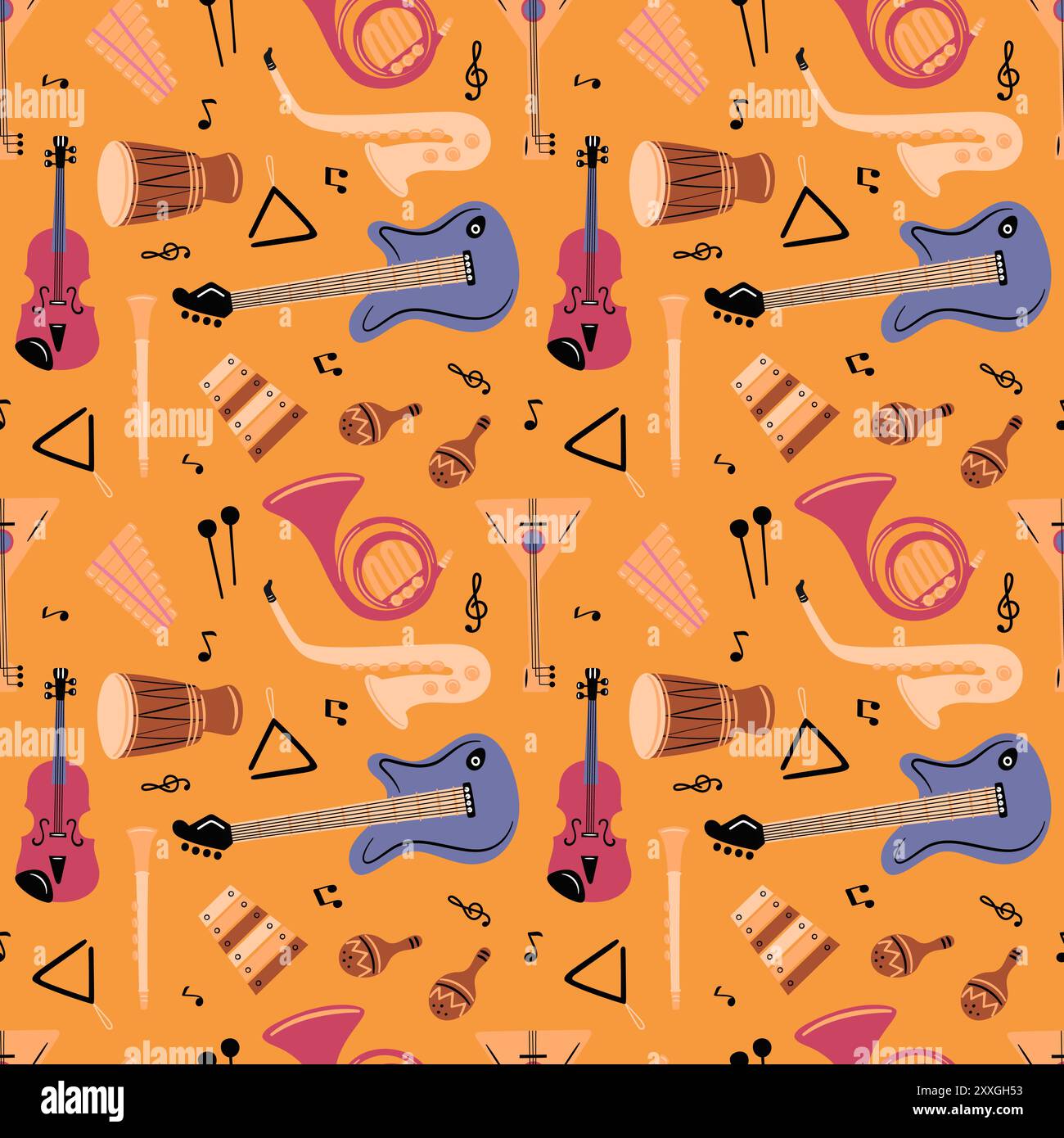 Guitar print hi-res stock photography and images - Alamy