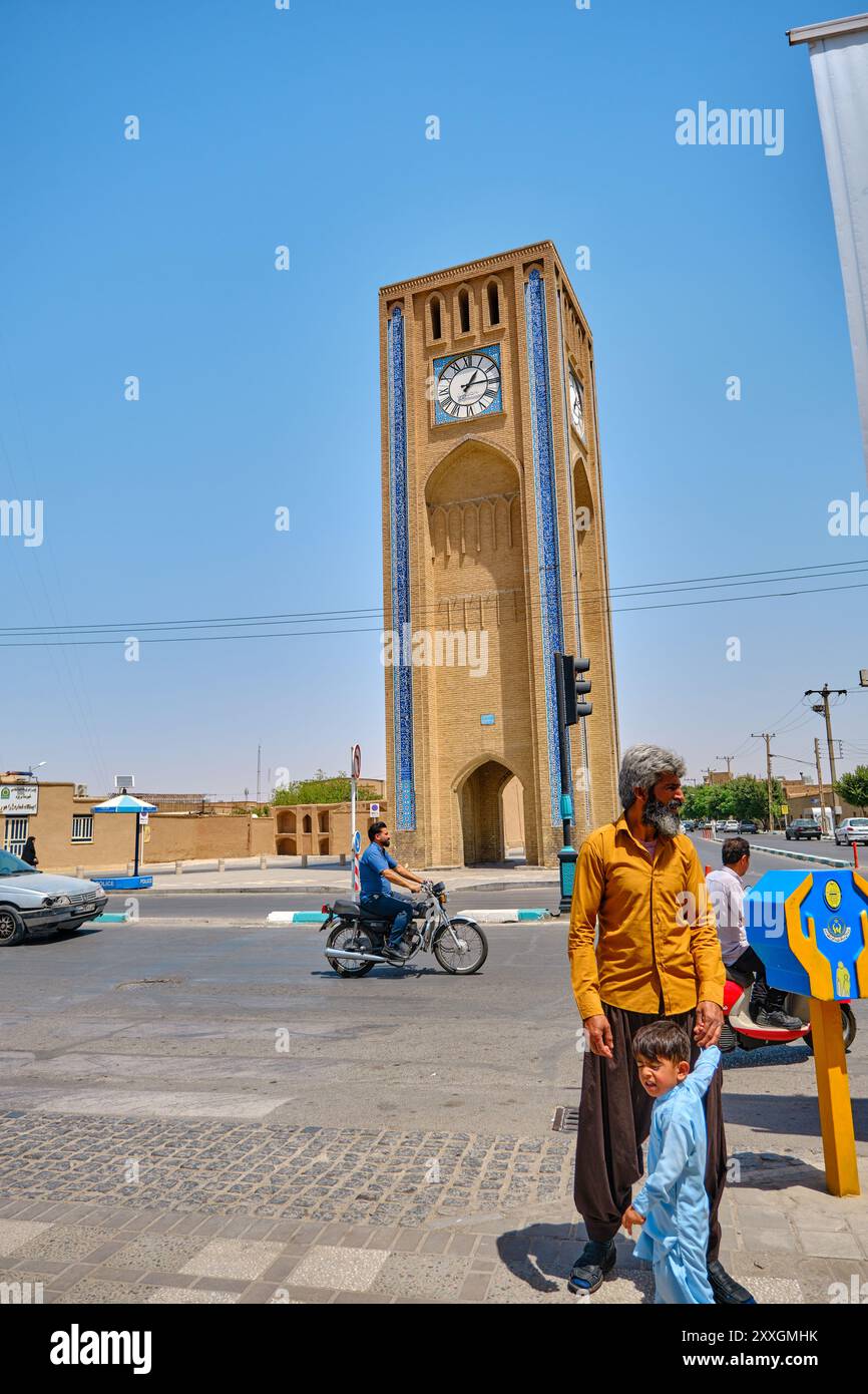 Clock tower in yazd hi-res stock photography and images - Alamy