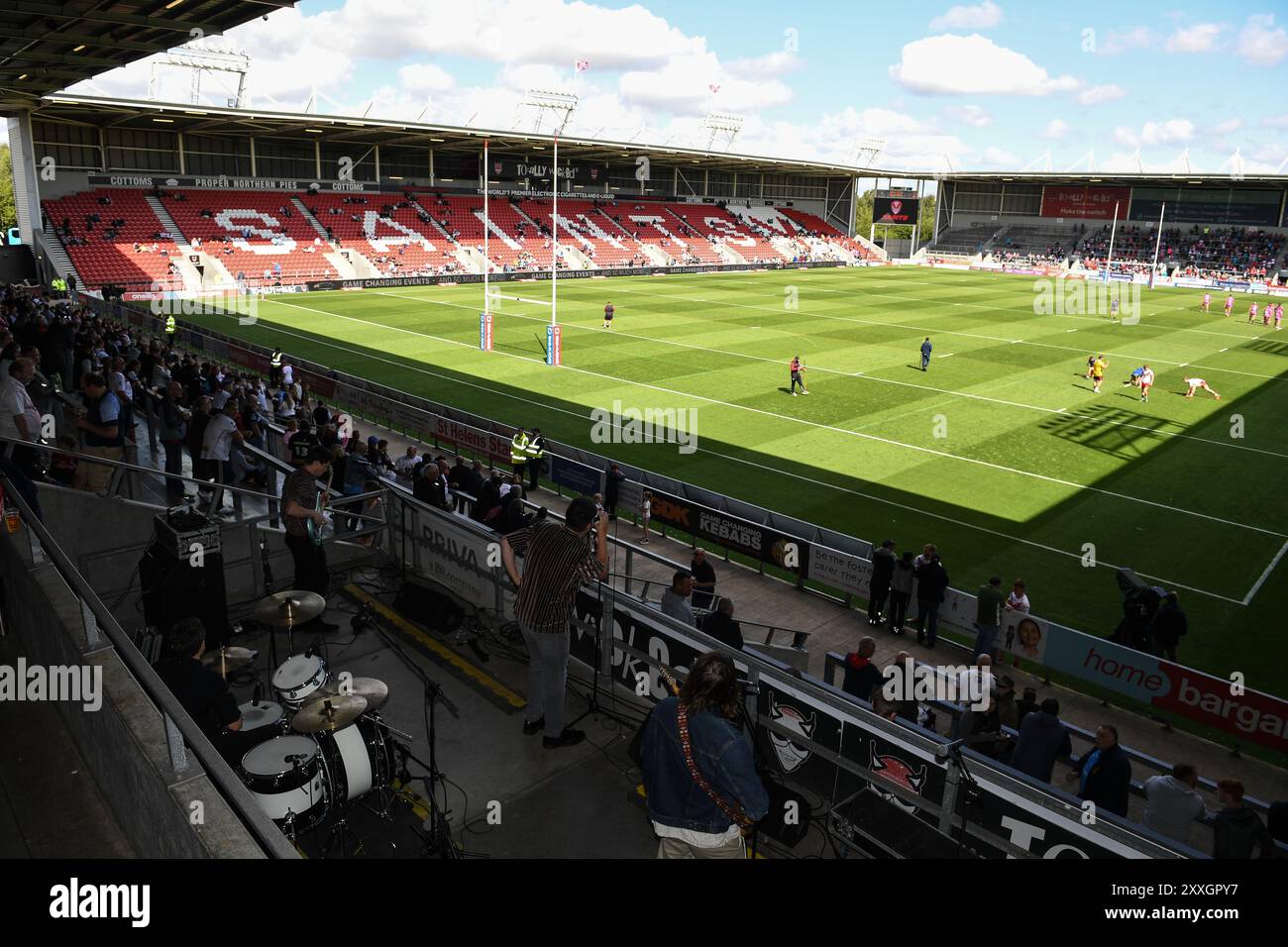 St. Helens, England - 24th August 2024 - Rugby League Betfred Super ...