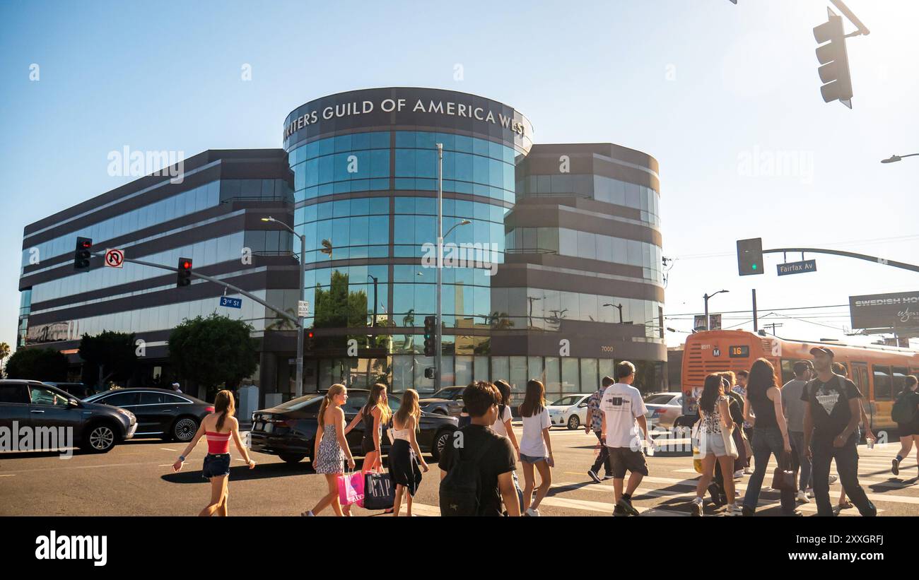 The Writers Guild of America West building in Los Angeles, California ...