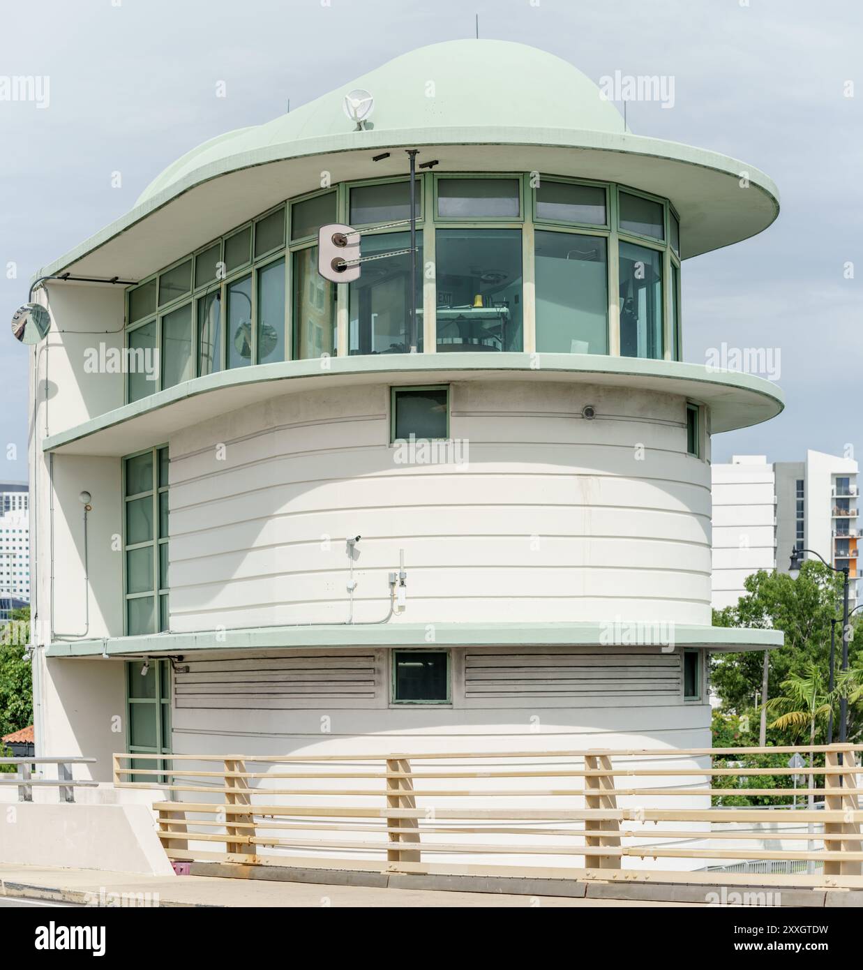 Drawbridge control tower, stock photo 2024 Stock Photo - Alamy